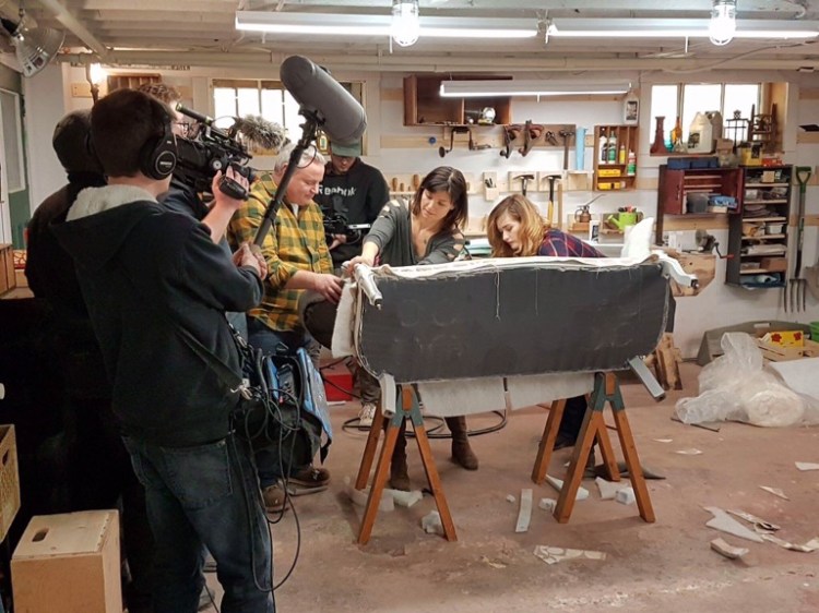 My Totally Fun Television Experience – Artisan Upholstery Studio